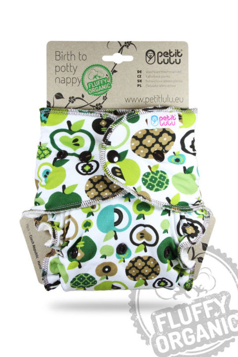 Petit Lulu Maxi Night Nappy Fluffy Organic: Apples