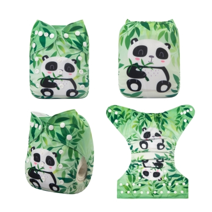 Alva Baby Onesize Nappy: Baby Panda