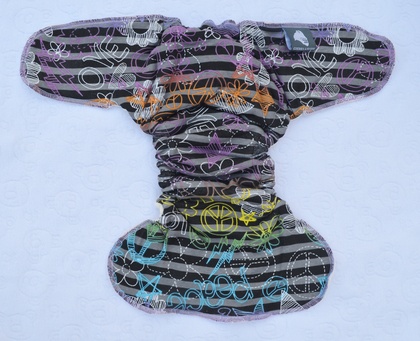 EconO2 Onesize Fitted Nappy: Gizzy