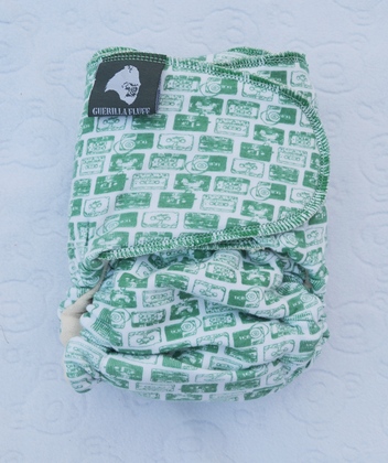 25% OFF! EconO2 Onesize Fitted Nappy: Old Skool