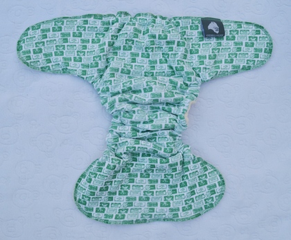 25% OFF! EconO2 Onesize Fitted Nappy: Old Skool